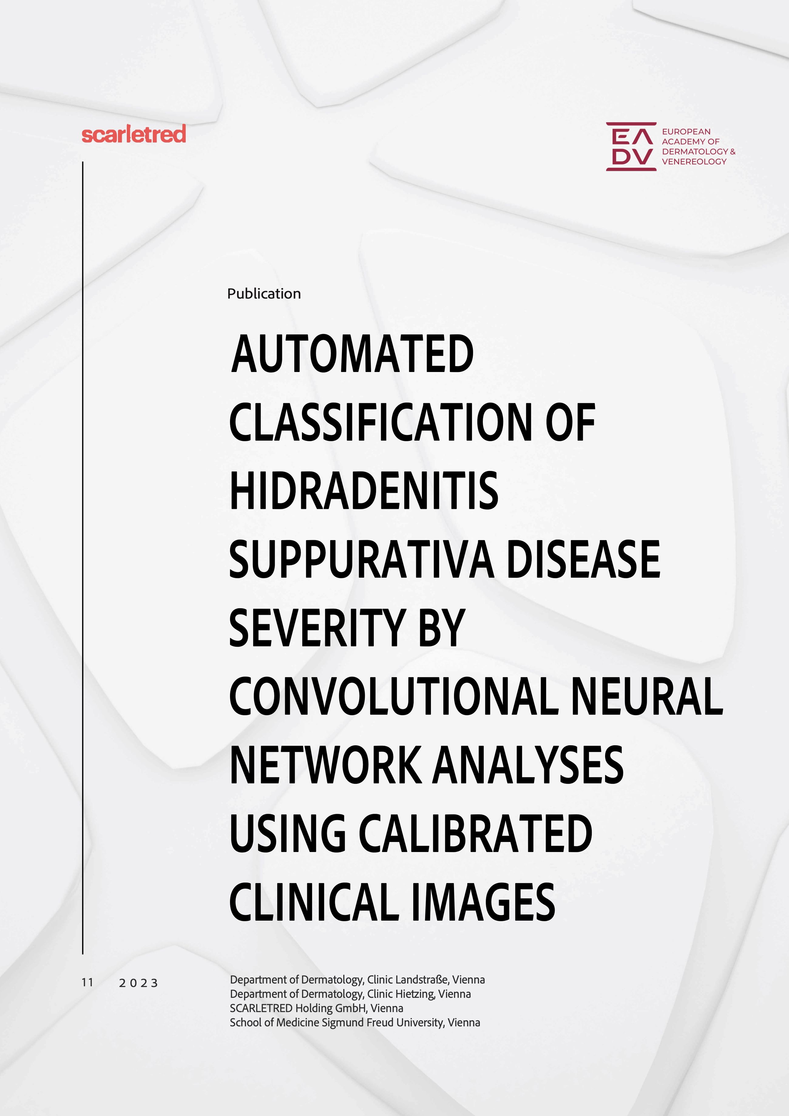 Scarletred - Automated Classification of Hidradenitis Suppurativa Disease Severity by ...